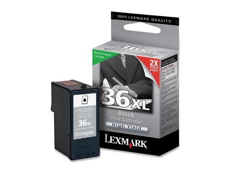 Lexmark 36XL High Yield Return Program Ink Cartridge Black Newegg