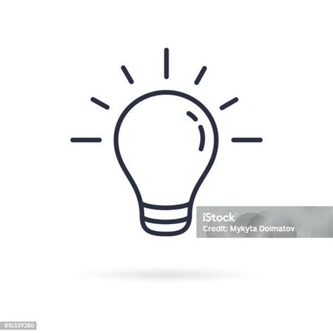 象形文的燈泡白色背景上的燈線圖示向量圖形及更多incandescent Bulb圖片 Incandescent Bulb 互聯網 休閒