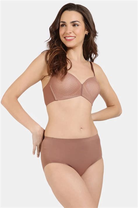 Buy Zivame Padded Non Wired 34th Coverage T Shirt Bra With No Visible