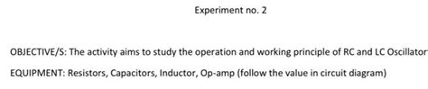 Solved Experiment No Objective S The Activity Aims To Chegg