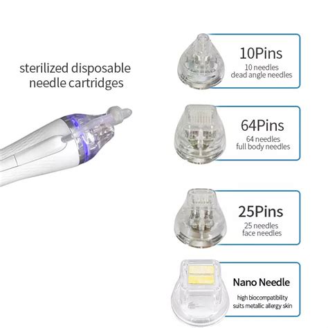 Fractional Microneedle Rf Cartridge 10 25 64 Pins Wholesale Disposable