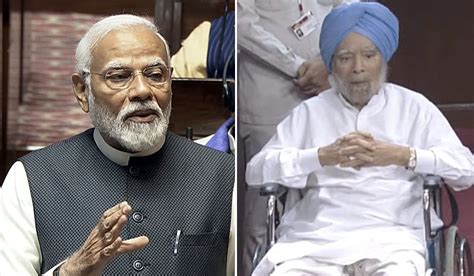 Pm Modi Hails Manmohan Singhs Contribution To Democracy In Rajya Sabha