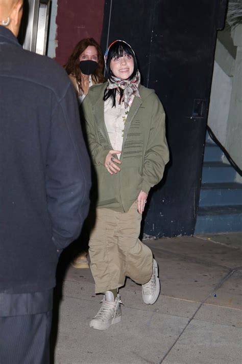 Billie Eilish Exiting The Selena Gomez My Mind And Me Premiere In