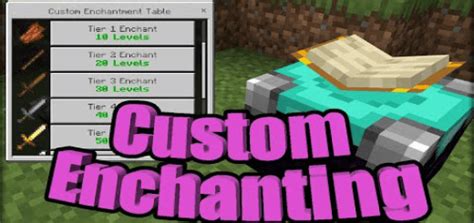 Custom Enchanting Minecraft Addon