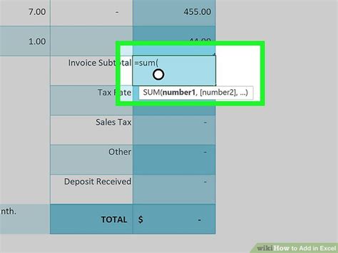 Ways To Add In Excel WikiHow