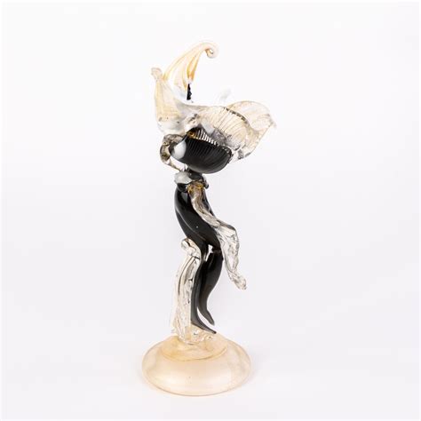 Venetian Murano Glass Sculpture Dancer For Sale At Pamono