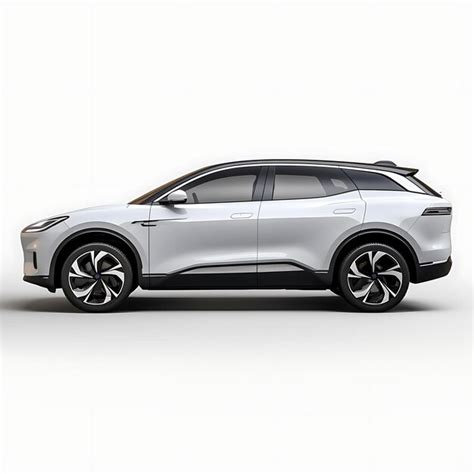 Premium Ai Image Car Isolated On White Background Byton Mbyte Electric Suv White Car Blank