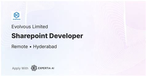 Sharepoint Developer Job Hyderabad Mid Level