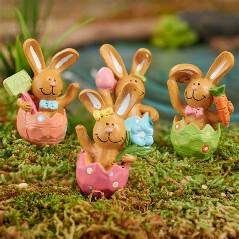 Miniature Easter Bunny Egg Pals Spring And Easter Holiday Crafts