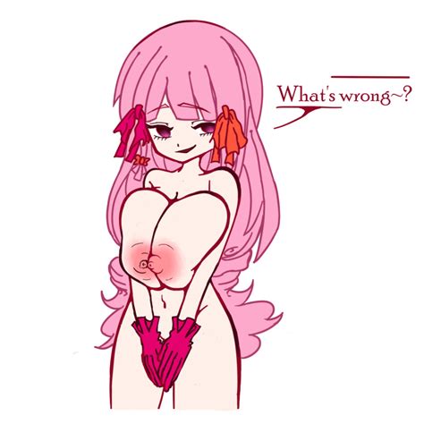 Rule 34 Alternate Breast Size Breasts Hakayu Huge Breasts Pink Hair