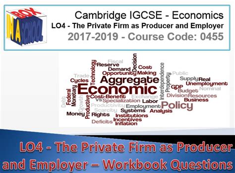 Igcse Economics 0455