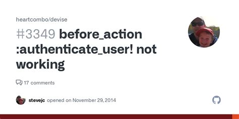 before action authenticate user not working · issue 3349