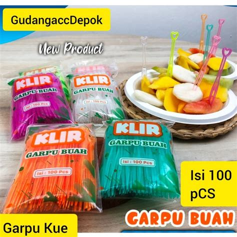 Jual Ecer 25 Pcs 50 Pcs 100 Pcs Garpu Kue Klir Model Love