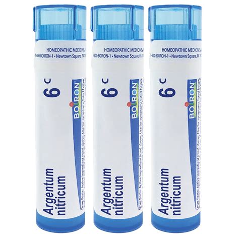 Boiron Argentum Nitricum 6C Relieves Apprehension With Heartburn 3