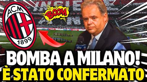 Mio Dio Non Ci Credo Appena Confermato A Milano News Ac Milan Youtube
