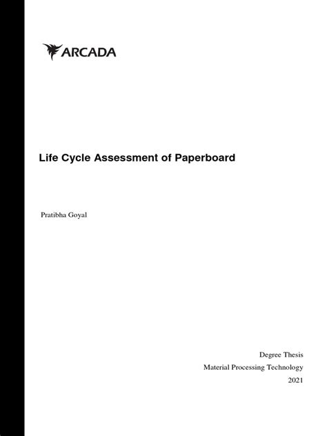 Lca Of Paperboard Today Pdf Life Cycle Assessment Pulp Paper