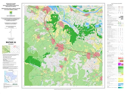 Carte Doccupation Du Sol Matam Géo Sénégal