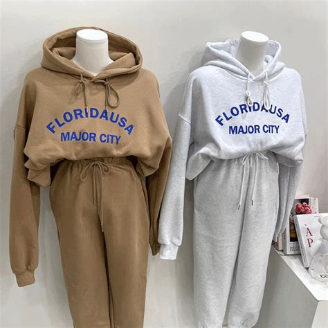 [기모셋업 퀄보장~] 핵따듯 양기모 오버핏후드 조거팬츠 Set 플로리다 후드 트레이닝 세트 3color 에이블리
