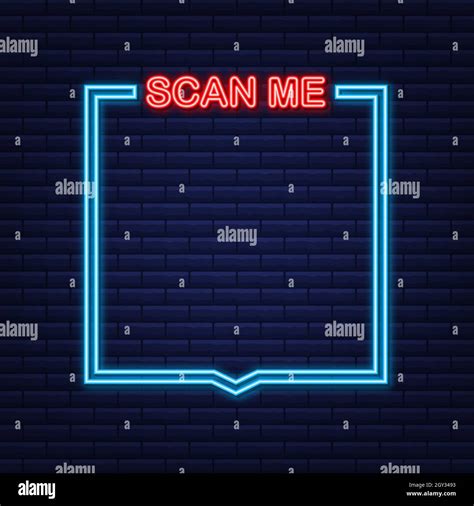 QR Code For Mobile App Payment And Phone Scan Me Stock Vector Image