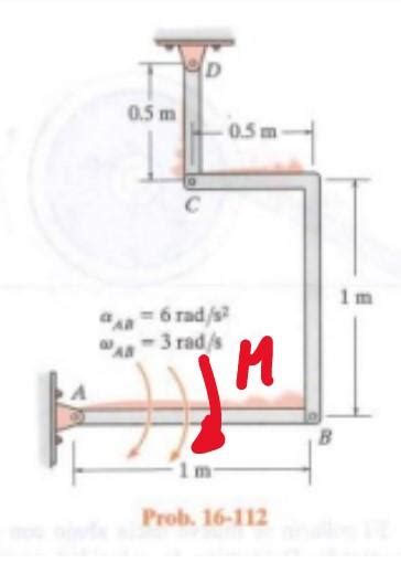 Solved Determine The Angular Acceleration Of Link CD If Chegg