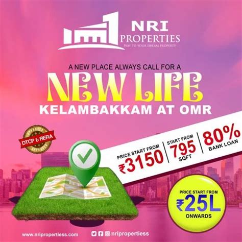 Kelambakkam Plots At ₹ 3150 Sq Ft In Chennai Id 2854199424533