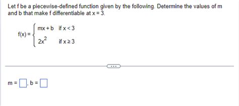 Solved Let F Be A Piecewise Defined Function Given By The Chegg