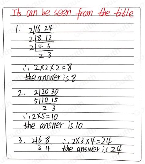 solved find the greatest number that exactly divide 16 and 24 c find