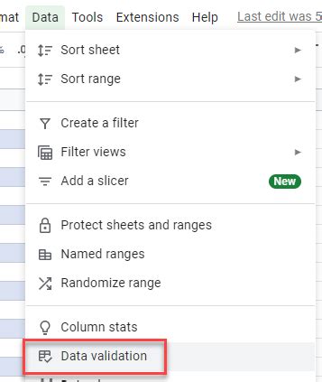 Data Validation Unique Values No Duplicates In Excel Google Sheets