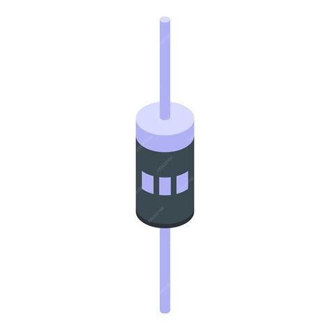 Premium Vector Diode Hardware Icon Isometric Of Diode Hardware Vector