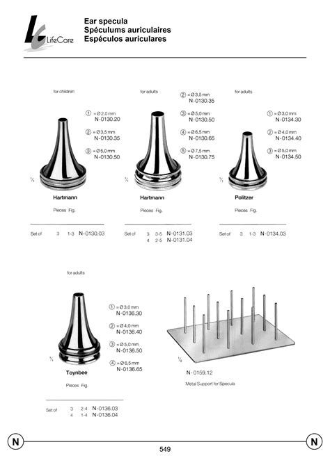 Lifecare Ent Instruments