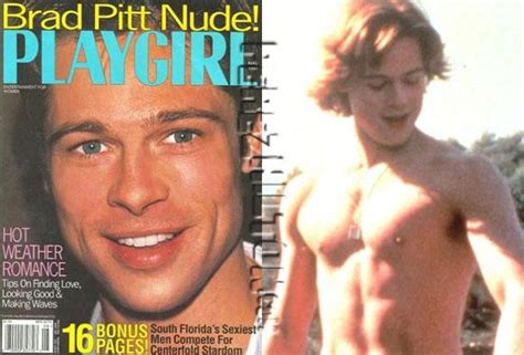 Bradpitt Isnt The Only Hollywood Hunk Whos Appeared In Playgirl