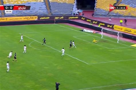 خطأ قاتل من حسام عبد المجيد هدف فاركو الأول أمام الزمالك شكري نجيب