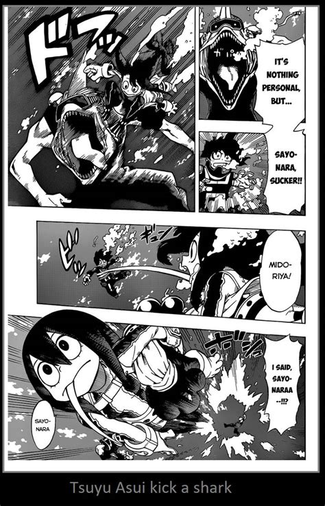 Tsuyu Asui Kick A Shark By Magicalkeypizzadan On Deviantart
