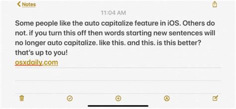 How To Turn Off Auto Capitalizing Words On Iphone And Ipad