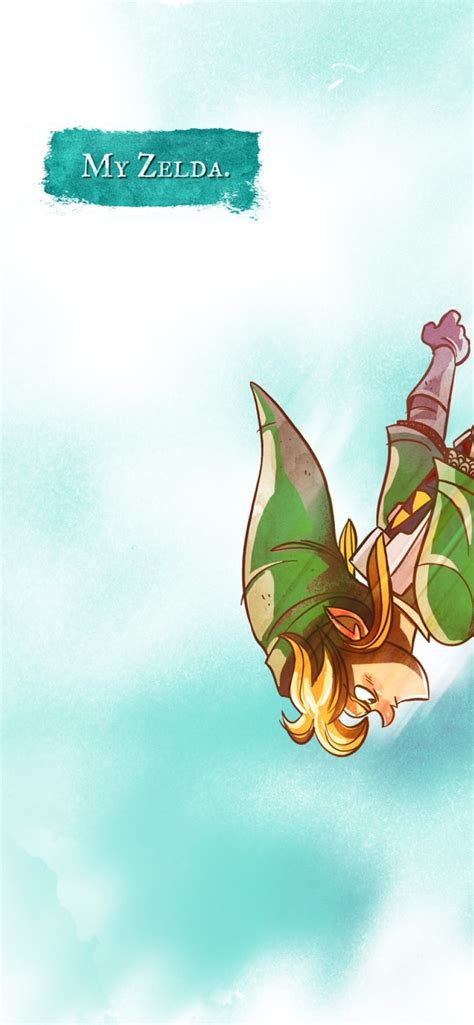 828x1792 The Legend Of Zelda Jump Elf 828x1792 Resolution Wallpaper