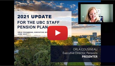 SPP 2021 Update Presentation Recording And Slides UBC Staff Pension