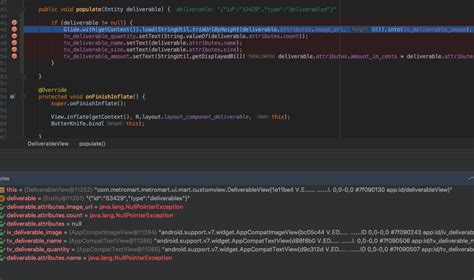 Java Attribute Returns Null Pointer Exception Stack Overflow