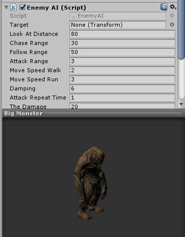 Unityscript Unity When Enemy Spawns Enemy Target Is None Stack Overflow