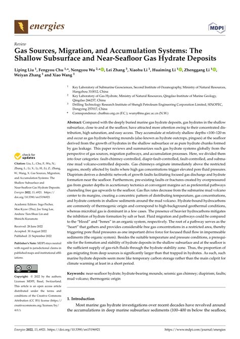 Pdf Gas Sources Migration And Accumulation Systems The Shallow
