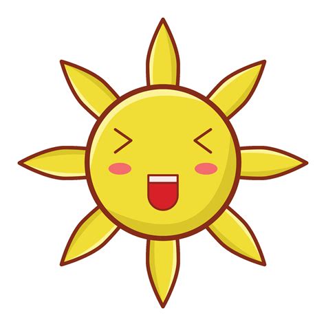 Sun Cartoon Vector 27579012 Vector Art At Vecteezy