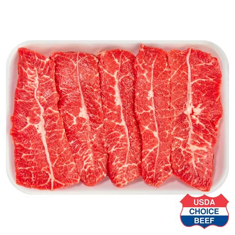 Usda Choice Beef Chuck Top Blade Steak Boneless 15 Pound Shoprite