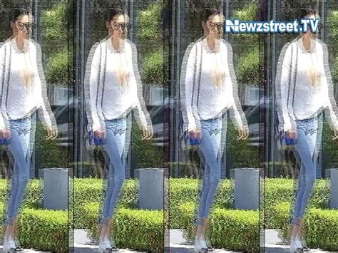 Kendall Jenner Suffers Wardrobe Malfunction As She Goes Braless Video Dailymotion