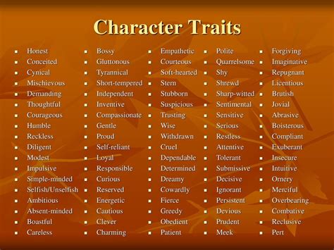 15 Top Character Traits With Definitions And Examples 55 Off