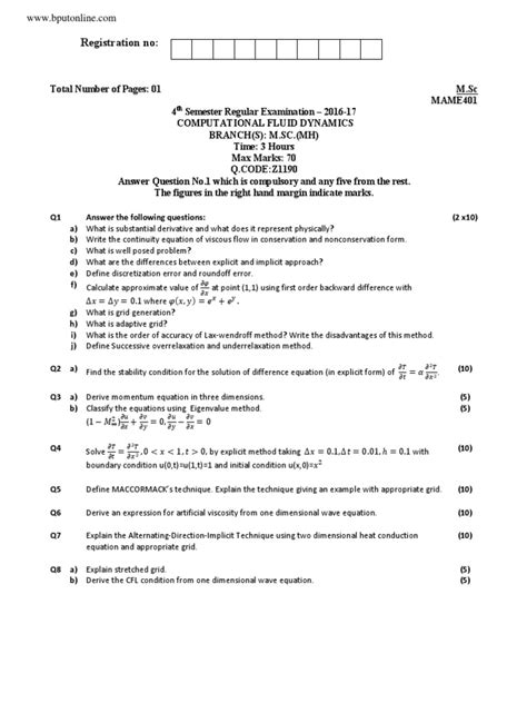 computational fluid dynamics 2017 m tech pdf computational fluid