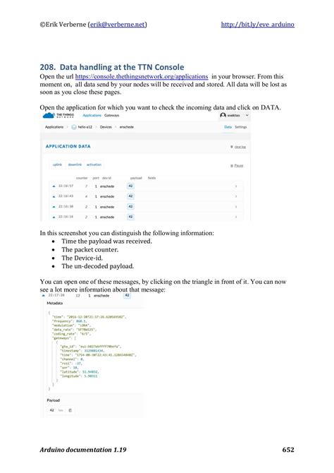 Page 652 Arduino Documentation
