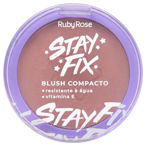 Blush Compacto Stay Fix 6g Ruby Rose Gall Sex Shop