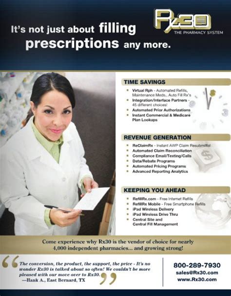 Come Experience Why Rx30 Is The Vendor Of Choice For Nearly 4000