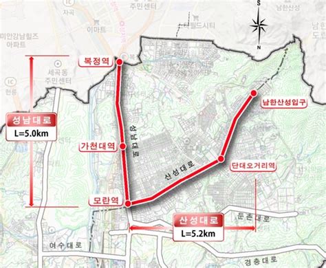 성남 복정 BRT 사업 승인 년부터 단계적 운행 서울신문
