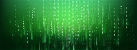 Green Binary Code Background Stock Illustrations 16550 Green Binary