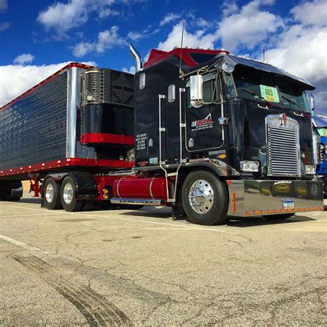 Coe Kenworth Custom K100 With Matchin Reefer Custom Trucks Kenworth